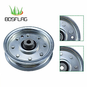 BOSFLAG 756-0627d Pulley Replaces MTD 756-0627d Idler Pulley, MTD 756-0627b Idler Pulley, 756-0365, 956-0365, 756 0627b, 7560627d, 7560627b for Cub Cadet LT1045, LT1018, LT1046, LT1500, I1046 Tractors