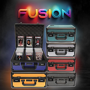 PANOPPLY Slab Armor 120+ 3 Row Psa Graded Card Storage Box Graded Card Case Psa Slab Case for Graded Cards Psa Card Case Baseball Card Cases for Sports Cards Storage Sports Card Case (Black)