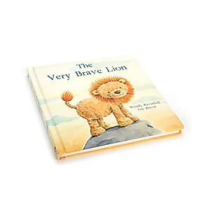 Jellycat The Very Brave Lion: A Baby Board Book Children's Book | Baby Gift
