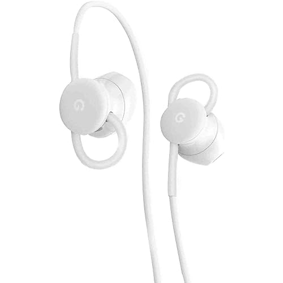 UrbanX USB-C Wired Digital Earbud Headset Compatible with Google Pixel Phones and All Other Type C Audio Jack Phones – White