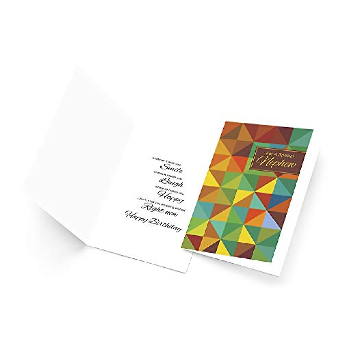 Happy Birthday Card Nephew | Made in America | Eco-Friendly | Thick Card Stock with Premium Envelope 5in x 7.75in | Packaged in Protective Mailer | Prime Greetings