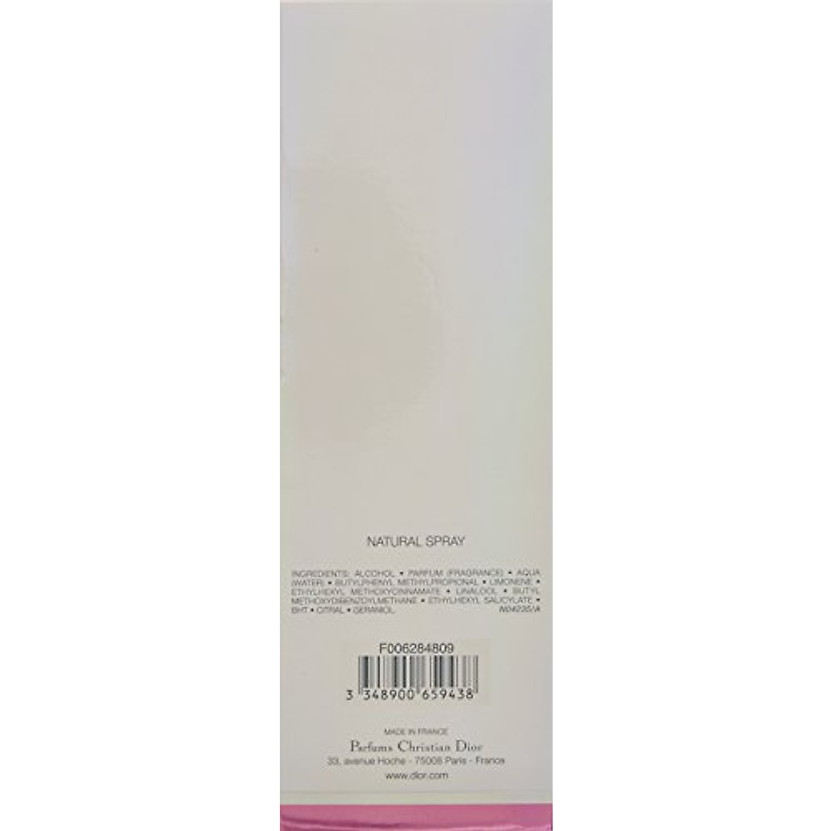 Dior Addict By Christian Dior For Women. Eau Fraiche Eau De Toilette Spray 3.4 Ounces