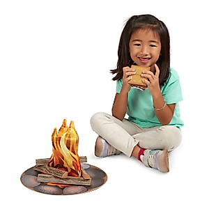 Melissa & Doug Let's Explore Campfire S'Mores Play Set Play Campfire Sets For Kids Ages 3+