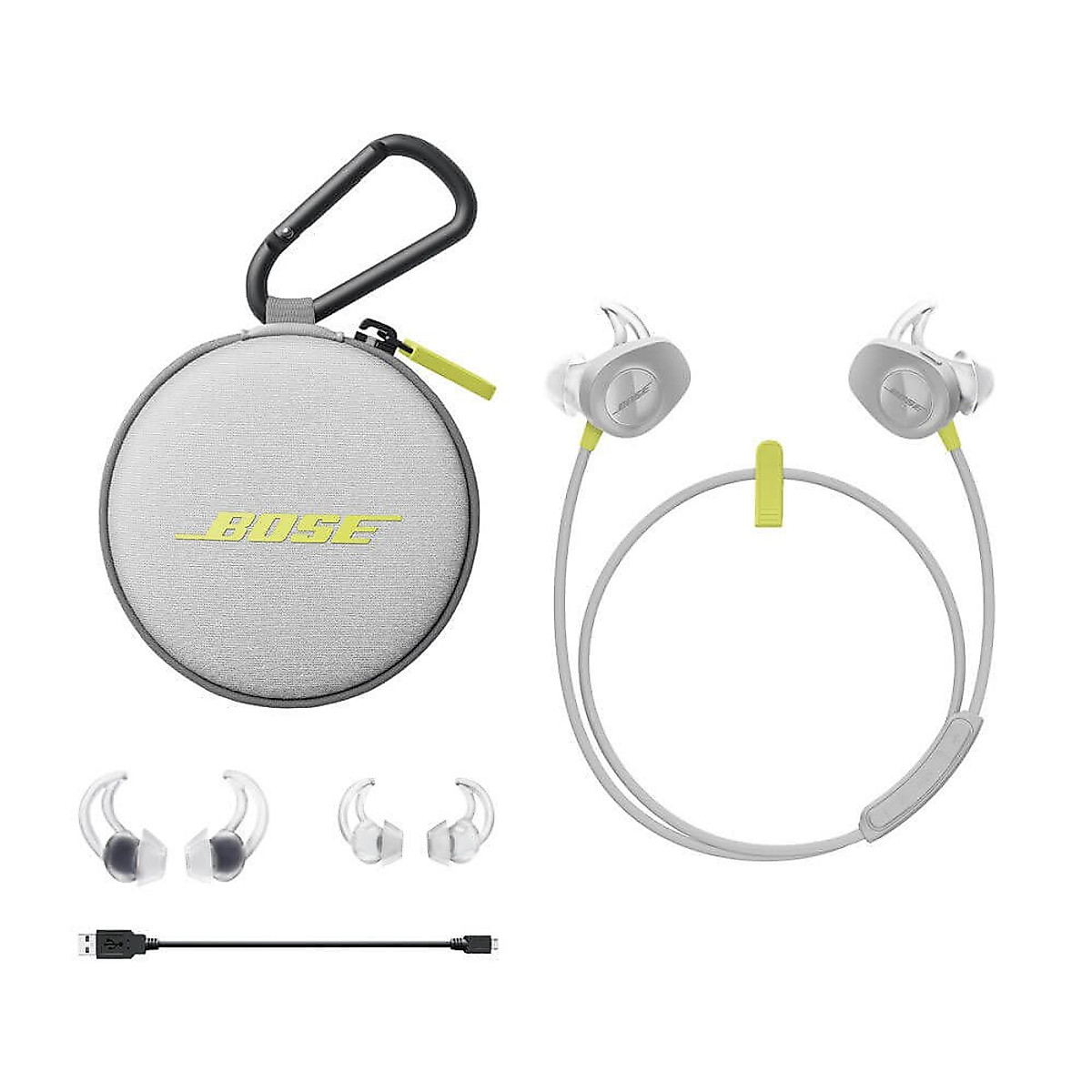 Bose SoundSport Wireless, Sweat Resistant, In-Ear Headphones, Citron
