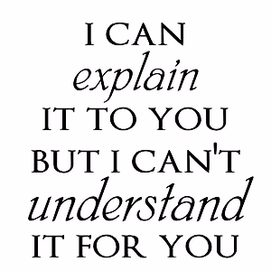 CafePress I Can Explain It To You But... Travel Mug 20 oz. Insulated Stainless Steel Coffee Tumbler