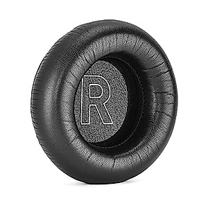 defean H9 H7 H9i Upgrade Quality Sheepskin Leather Ear Pads - Ear Cushion Replacement Earpad Compatible with Beoplay H9 H7 H9i Headphones(Black), High-Density Noise Cancelling Foam, Added Thickness