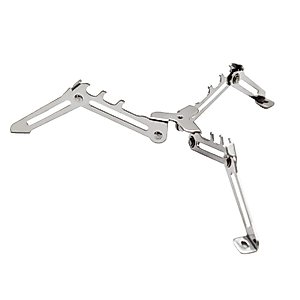 MCAMPAS 304 Stainless Steel Universal Canister Stand Folding Bracket for Butane Camping Bottle