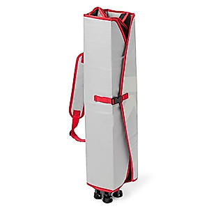 Kelsyus Premium Canopy Foldable Portable Outdoor Lawn Chair with Arm Rest, Cup Holder, and 50+ UPF Sun Protection Canopy, Red or Black