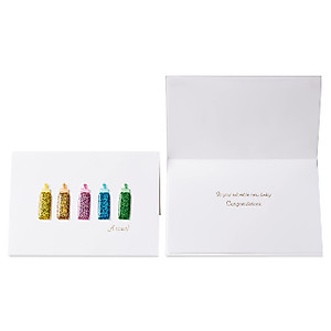 Papyrus New Baby Cards, Critters and Bottles (2-Count)