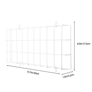 Holibanna Emergency Exit Light Wire Guard 2pcs Mount Exit Sign Damage Stopper Cage Steel Wire Guard Emergency Sign Protective Covers for School Office Gym