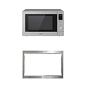 Panasonic Home Chef NN-CD87KS 4-in-1 Microwave Multi-Oven & Microwave Trim Kit NN-TK81KCS (Silver)