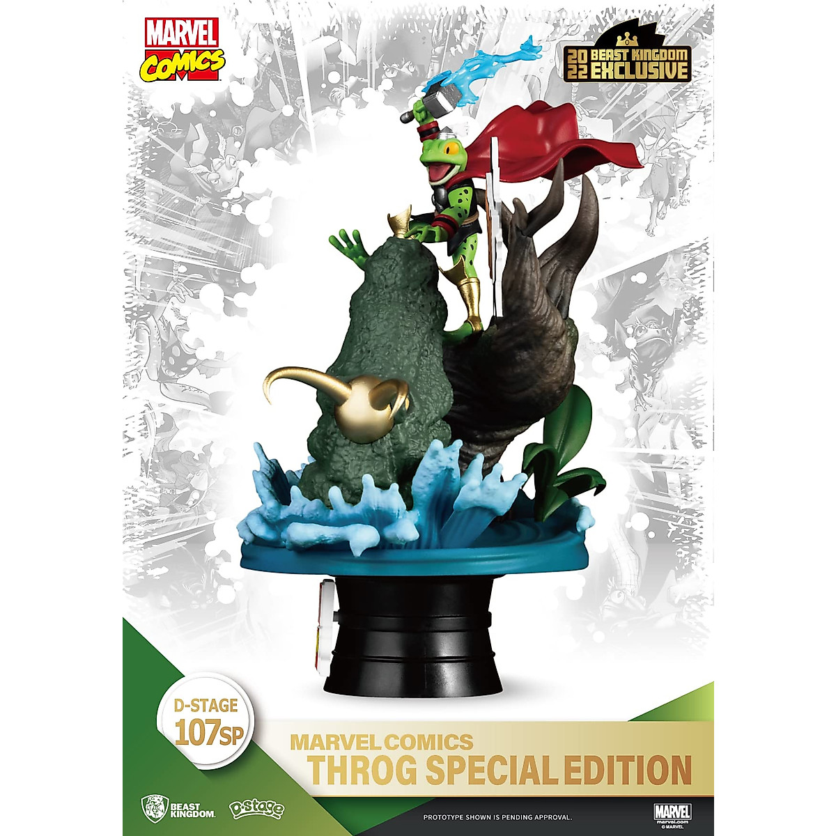 Marvel Comics: Throg DS-107SP SDCC Exclusive D-Stage Statue
