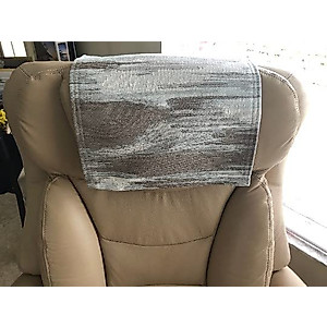 Office Chair Headrest Cover Furniture Pad Upholstery Fabric Pastel Powder Size 14Wx30L" to Protect Home Recliner Media Room Chair Theater Seating