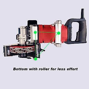 Wall Line Cutter Wire Slotting Marble Concrete Cutting Machine - Dustproof And Infrared Sighting - AC 110V