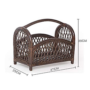 Magazine Rack Magazine & Newspaper Baskets Living Room Bedroom Book Newspaper Storage Basket Chinese Style Floor Storage Newspaper Rack Magazine & Newspaper Baskets