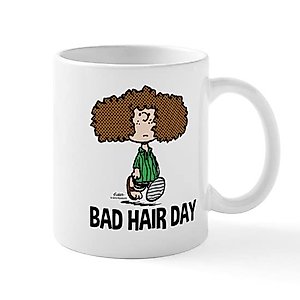 CafePress Peppermint Patty Bad Hair Day 20 Oz Ceramic Mega M Ceramic Coffee Mug, Tea Cup 11 oz