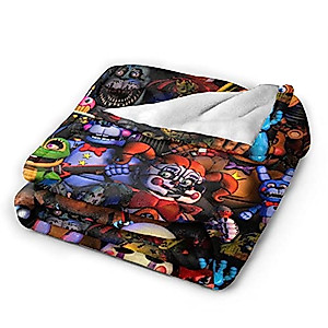 xuebi Ultra-Soft Flannel Throw Blankets Fleece Blanket Cozy Warm Blanket for Living Room Couch Bed All Season Blanket 50''x40''