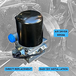 Trackon Parts AD-is Air Dryer, Air Dryer 801266 Direct Replacement, 12 Volt DC Heater