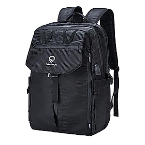 Travel Laptop Backpack Water Resistant Laptop Bag with USB Charging Port, 17 Inch Computer Business Backpack for Men Women Computer Carry On Backpack Durable Work College Business Bag Casual Daypack