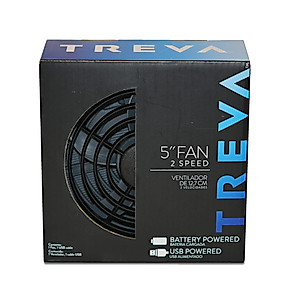 O2COOL® 5-Inch Portable USB Fan, Blue