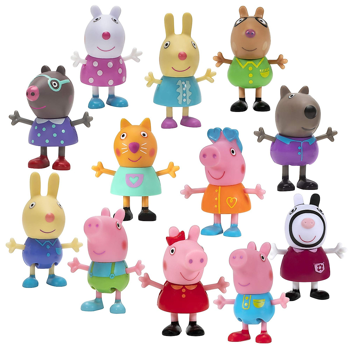 Peppa Pig Car Surprise Blind, 6 Pack - Collectible Mini Figures and Cars, Chosen at Random - Includes 1 Exclusive Mystery Figure Inside Each Pack – Toys for Kids - Amazon Exclusive