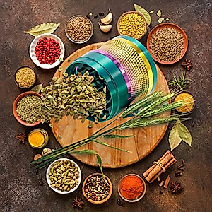 2.5'' Spice & Herb Grinder - Crusher for Dried Spices with Ease (Green)