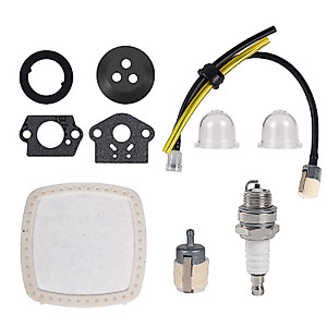 Mikatesi A021004700 PB-2520 Carburetor Kits for Echo PB-2520 PB2520 PB 2520 Leaf Blower, Replaces Part A021000722 A021000723, with A226002160 Air Filter