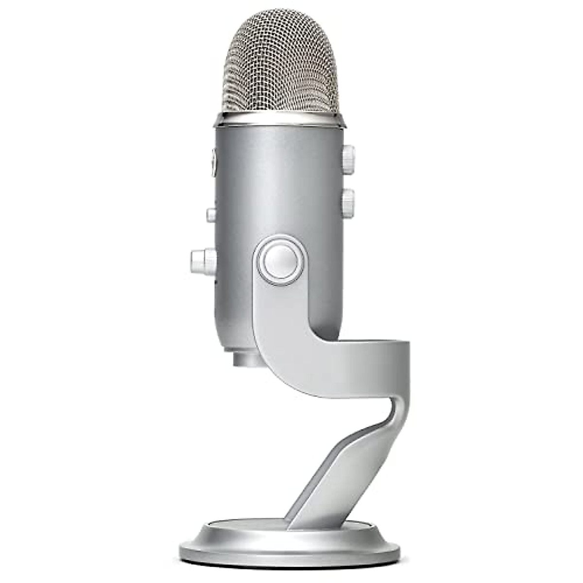 Blue Microphone Yeti USB (Silver) Bundle with TX-100 Headphones, Boom Arm and Pop Filter (4 Items) Microphones
