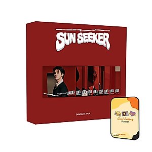 Sun Seeker CRAVITY Album [Digipack ver. (WOOBIN ver.)]+Pre Order Benefits+BolsVos K-POP Inspired Digital Planner, Digital Sticker Pack (6TH Mini Album)