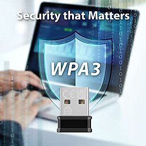 Edimax Wi-Fi 5 802.11ac Nano AC600 Dual-Band (2.4Ghz / 5Ghz) Adapter for PC USB Nano Dongle, Windows, Mac OS, Linux, EW-7811ULC