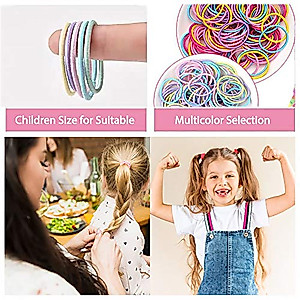 200pcs Hair Ties for Kids Hair Ties Toddler Girls Hair Ties for Girls Elastic Hair Bands Small Hair Ties for Kids