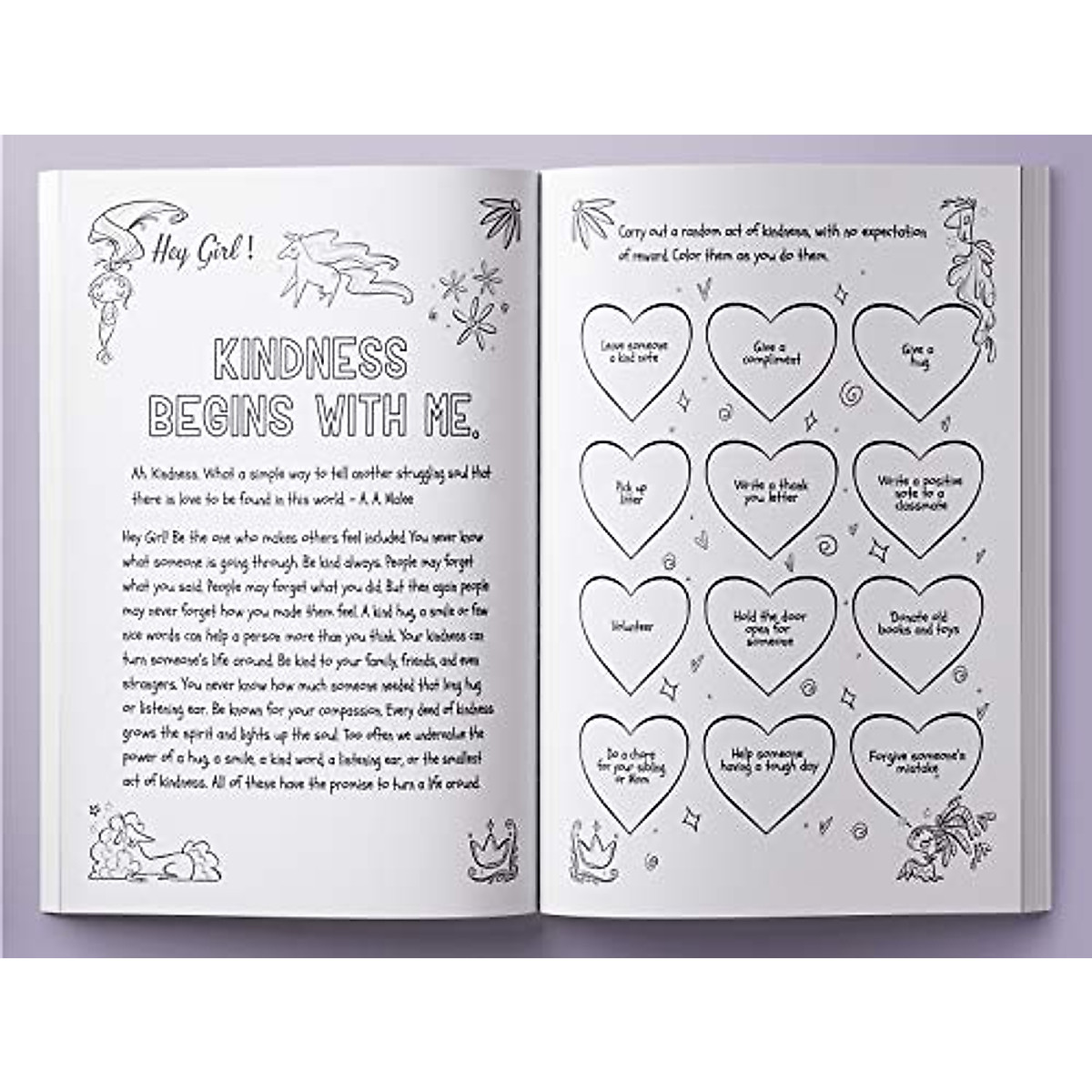 Hey Girl! Empowering Journal for girls: To Develop Gratitude and Mindfulness through Positive Affirmations