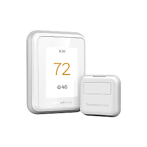 Honeywell Home T9 WiFi Smart Thermostat with 1 Smart Room Sensor, Touchscreen Display, Alexa and Google Assist