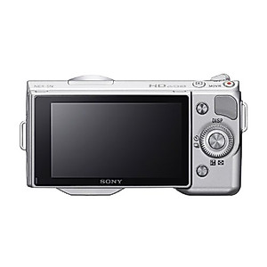 Sony NEX-5N 16.1 MP Compact Interchangeable Lens Touchscreen Camera With 18-55mm Lens (Silver)
