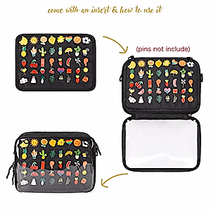 STEAMEDBUN Ita Bag Crossbody with Insert Pin Display Bag for Anime Cosplay