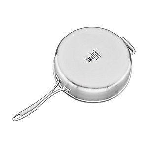 ZWILLING Spirit 3-ply Ceramic Nonstick Saute Pan, 5-qt, Stainless Steel