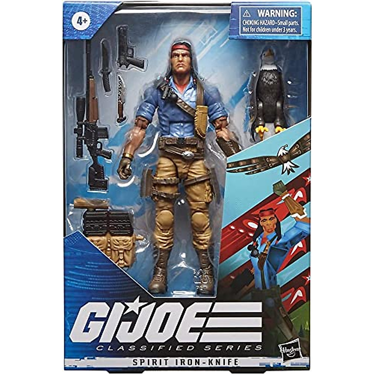 G.I. Joe Classified Series Spirit Iron-Knife Action Figure 36 Collectible Premium Toy, Multiple Accessories 6-Inch-Scale, Custom Package Art