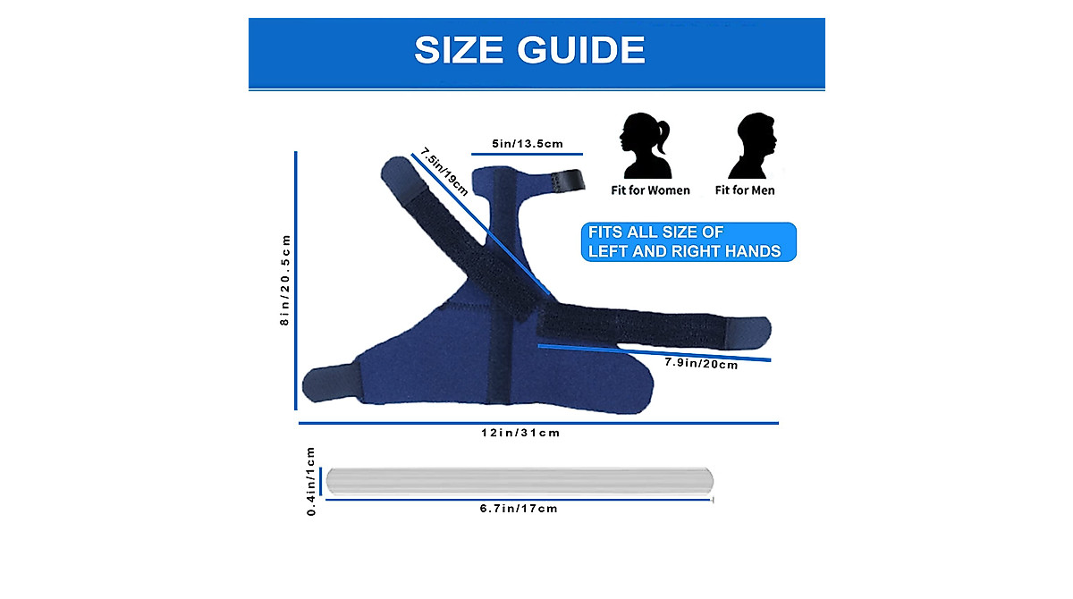 Winding Type Thumb Splint Brace for Wrist Support & Pain Relief