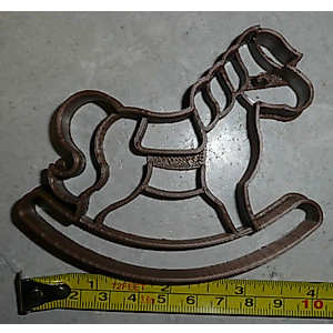 YNGLLC Horse-Shaped Cookie Cutter, Baby Shower Theme, Brown, Made in USA, 1 Piece