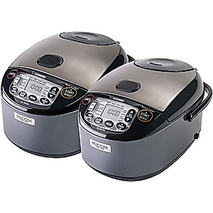 Zojirushi NL-GAC10 BM Umami Micom Rice Cooker & Warmer, 5.5-Cup, Metallic Black, Made in Japan