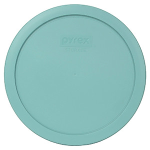 Pyrex (1 7203 Glass Bowl & (1) 7402-PC Turquoise Lid Made in the USA