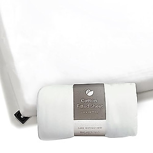 Guava Lotus Travel Crib Sheet | 100% Cotton Fitted Sheet with Manufacturer-Approved Fit | Soft & Breathable Crib Sheet for Your Baby's Comfort | Unisex Sheet for Infants and Toddlers