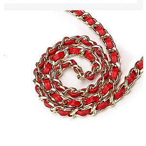 Vintage Leather Shoulder Bag Women's Crossbody Tote - Red