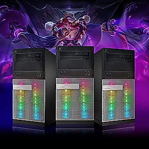 Dell RGB Gaming Desktop PC, Intel Quad I5 up to 3.6GHz, GeForce GTX 1660 Super 6G GDDR6, 16GB RAM, 128G SSD + 2TB, DVD, WiFi & Bluetooth, RGB Keyboard & Mouse, Win 10 Pro (Renewed)
