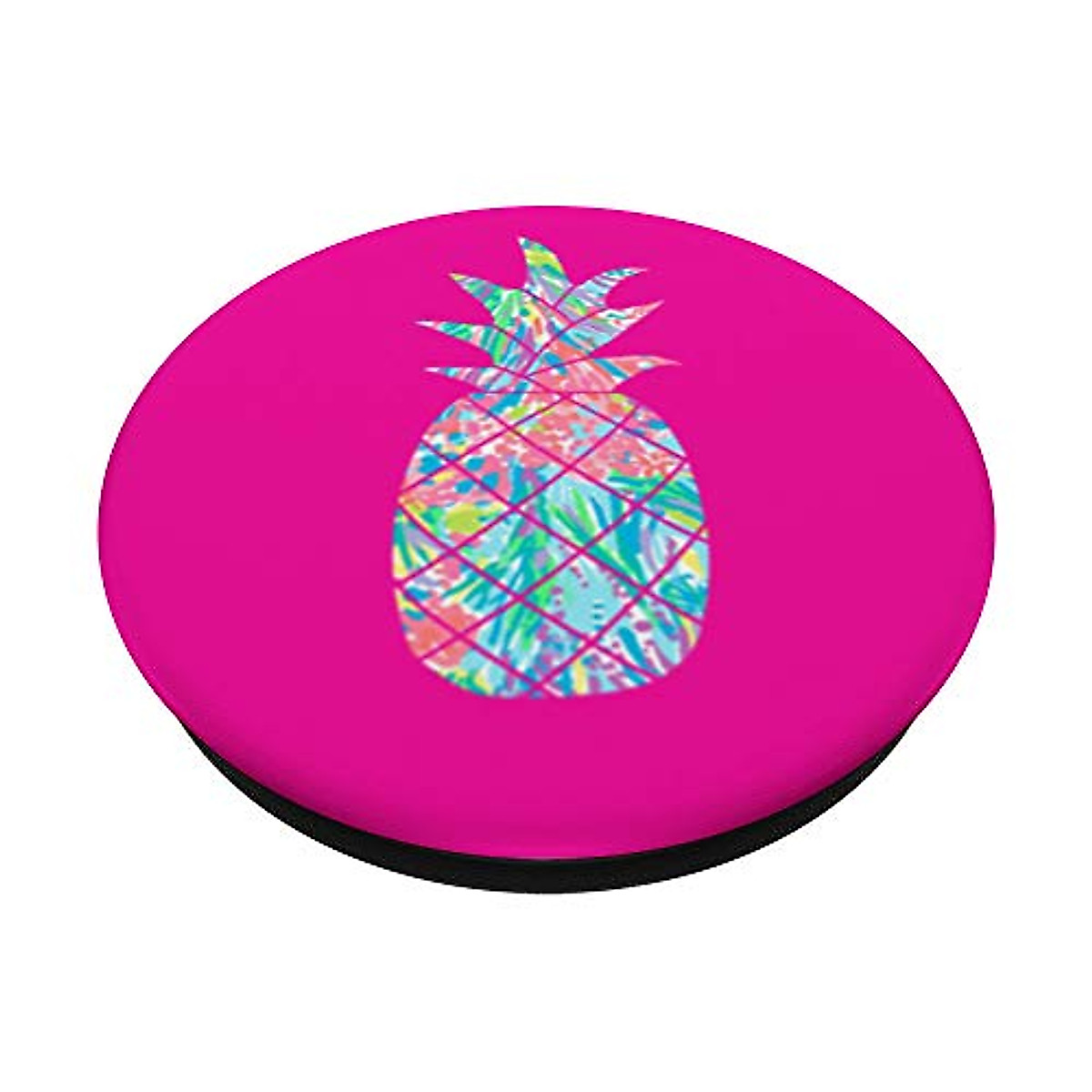 Pineapple Design with Vibrant Paisley like Colors PopSockets PopGrip: Swappable Grip for Phones & Tablets