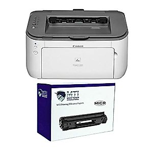 MTI imageCLASS LBP6230dw Wireless Laser Duplex Check Printer Bundle with Compatible Canon CRG 126 MICR Toner Cartridge for Printing Payroll, Business and Personal Checks