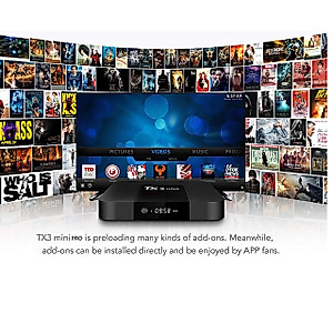 TX3 Mini Pro Smart TV Box Android 8.1 Amlogic S905W RAM 2GB ROM16GB 4K H.265 Dual Band WiFi 2.4G&5.8G BT4.2 Set Top Box Media Player TX3 Mini 2+16GB