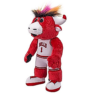 Bleacher Creatures Chicago Bulls Benny The Bull 10" Plush Figure- A Mascot for Play or Display