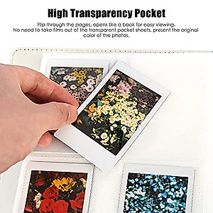 256 Pockets Photo Album for Fujifilm Instax Mini 11 12 9 7+ 40 Evo Liplay 90 8 Instant Camera/Mini Link SP-1 Printer, Photo Album for Polaroid Zink 2x3" Photo/Mint Zip Instant Camera Printer, White
