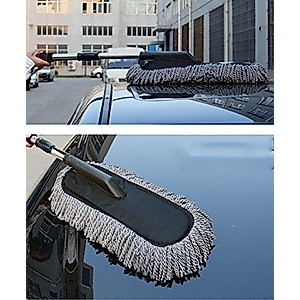 Microfiber Car Duster Extendable Handle Interior Exterior Multipurpose Cleaning Car Brush Set of 5